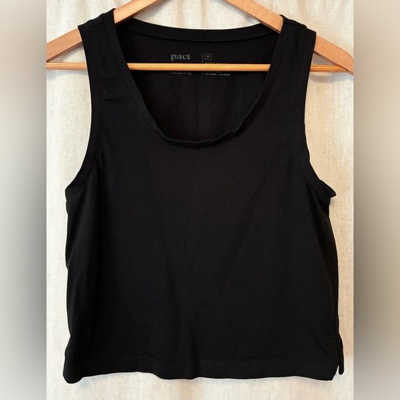 Pact | Tops | Pact Cool Stretch Cropped Lounge Tank | Poshmark